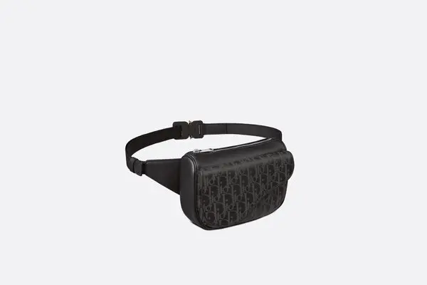 Dior Monogrammed Emblem Pocket Waist Bag