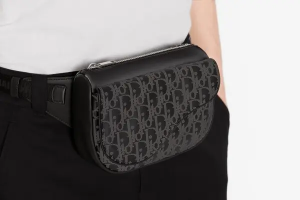 Dior Monogrammed Emblem Pocket Waist Bag