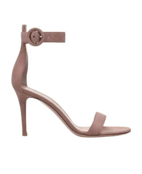GIANVITO ROSSI Stiletto Heeled Strappy Sandals - Brown