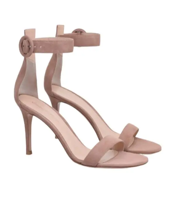 GIANVITO ROSSI Stiletto Heeled Strappy Sandals - Brown