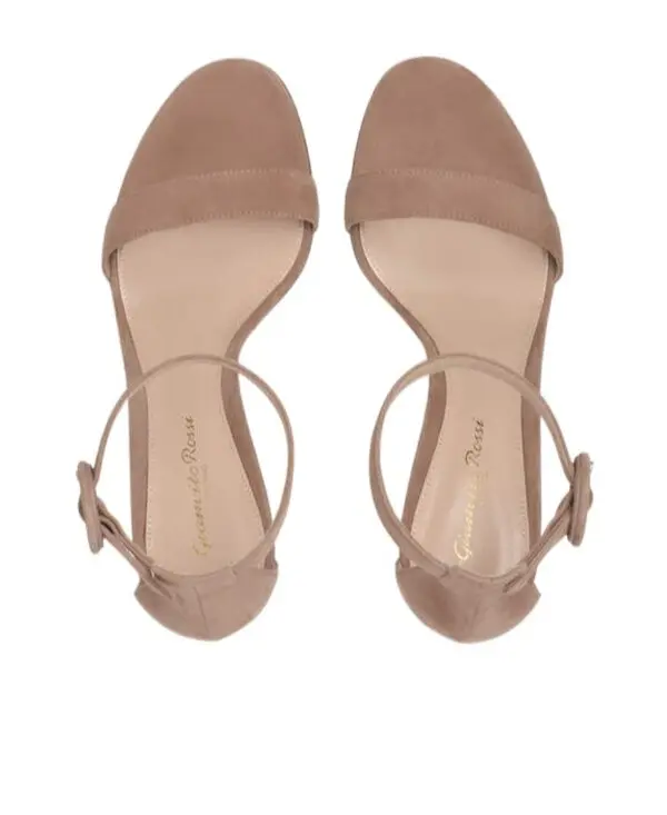 GIANVITO ROSSI Stiletto Heeled Strappy Sandals - Brown