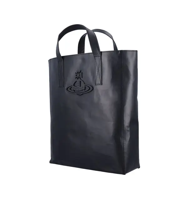 VIVIENNE WESTWOOD Sarah Medium Tote Bag - Black