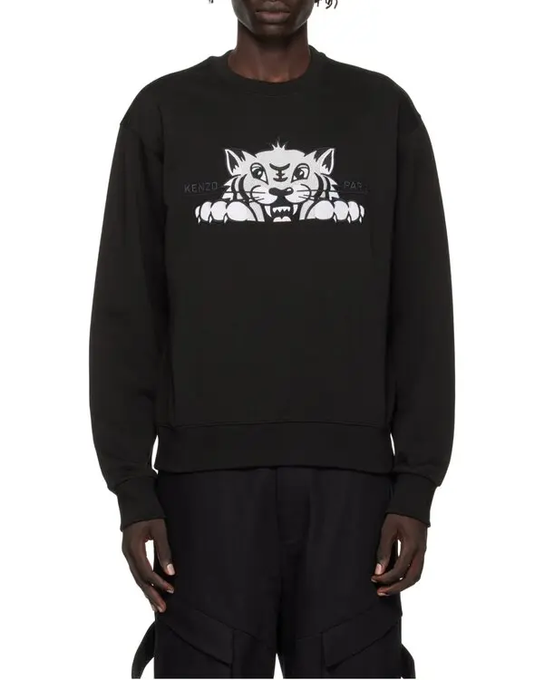 Kenzo Happy Tiger Crewneck Sweatshirt