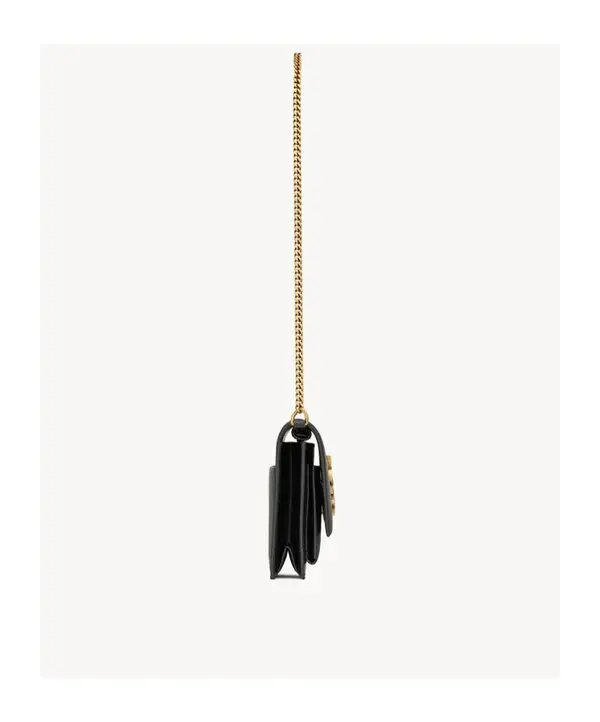 Saint Laurent Sunset Foldover Top Clutch Bag