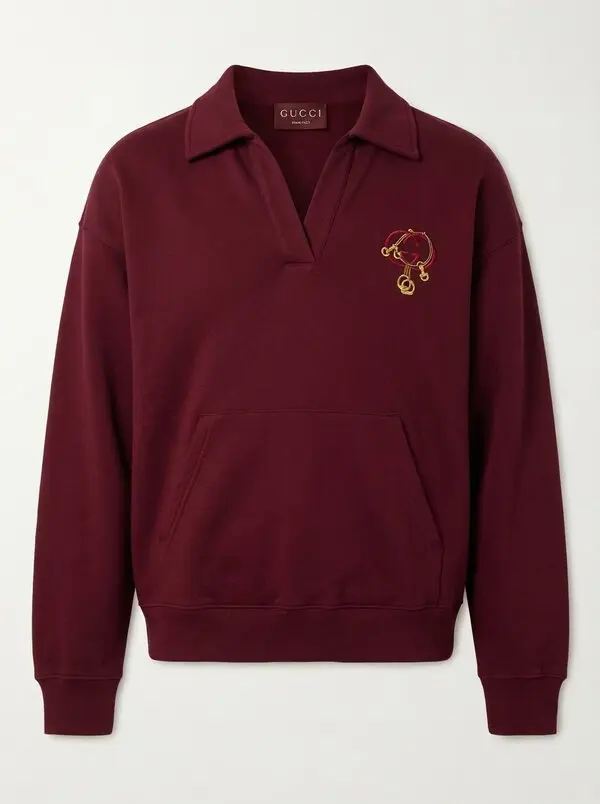 Gucci Cotton Jersey Sweatshirt With Embroidery