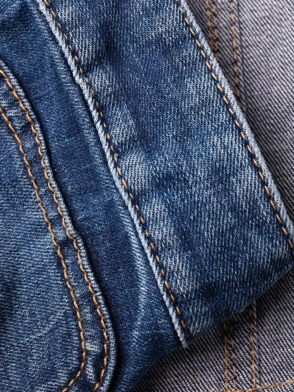 Dsquared2 Buttoned Denim Jacket With Multiple Pockets