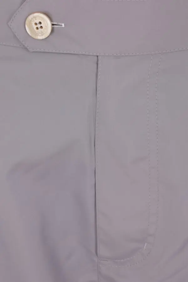 Brunello Cucinelli Logo Detailed Bermuda Shorts - Gray