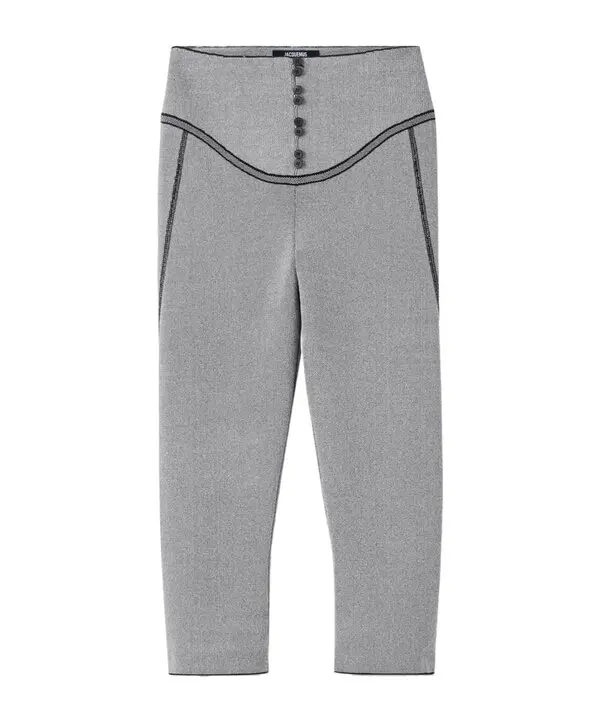 Jacquemus The Sera Leggings - Deep Gray