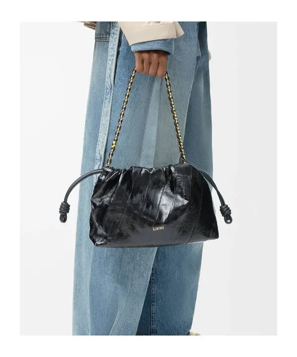 Loewe Medium Flamenco Purse In Eel