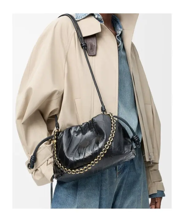 Loewe Medium Flamenco Purse In Eel