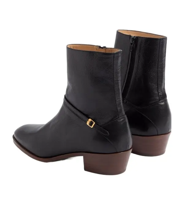 Valentino Garavani Almond Toe Ankle Boots