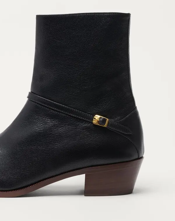 Valentino Garavani Almond Toe Ankle Boots