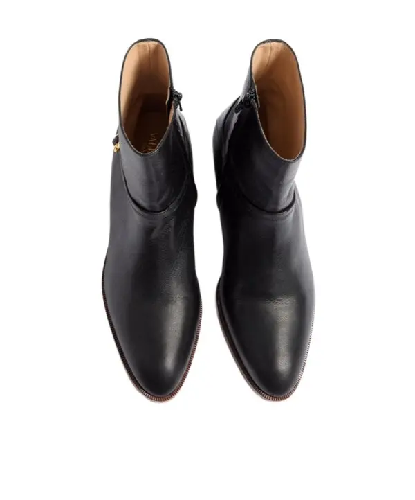 Valentino Garavani Almond Toe Ankle Boots