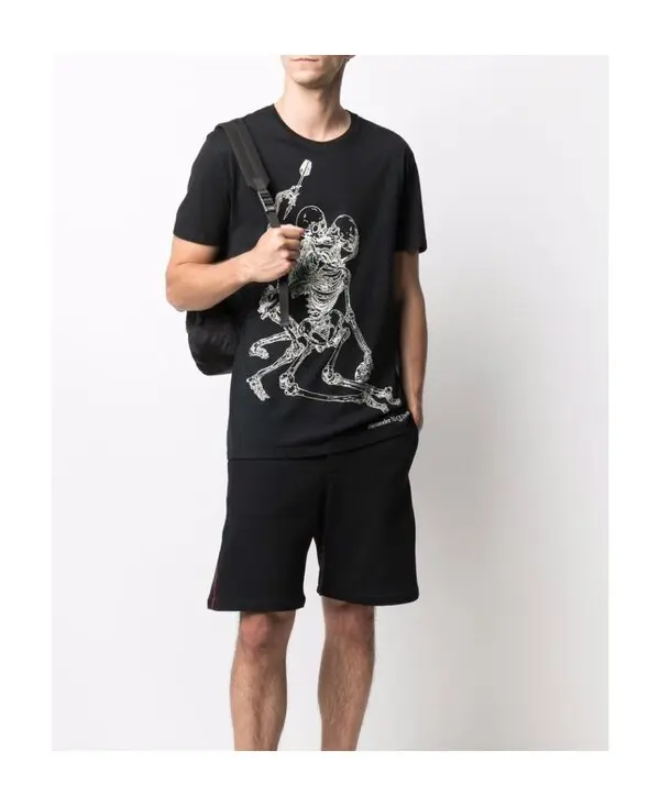 Alexander McQueen Logo Ribbon Sweat Shorts