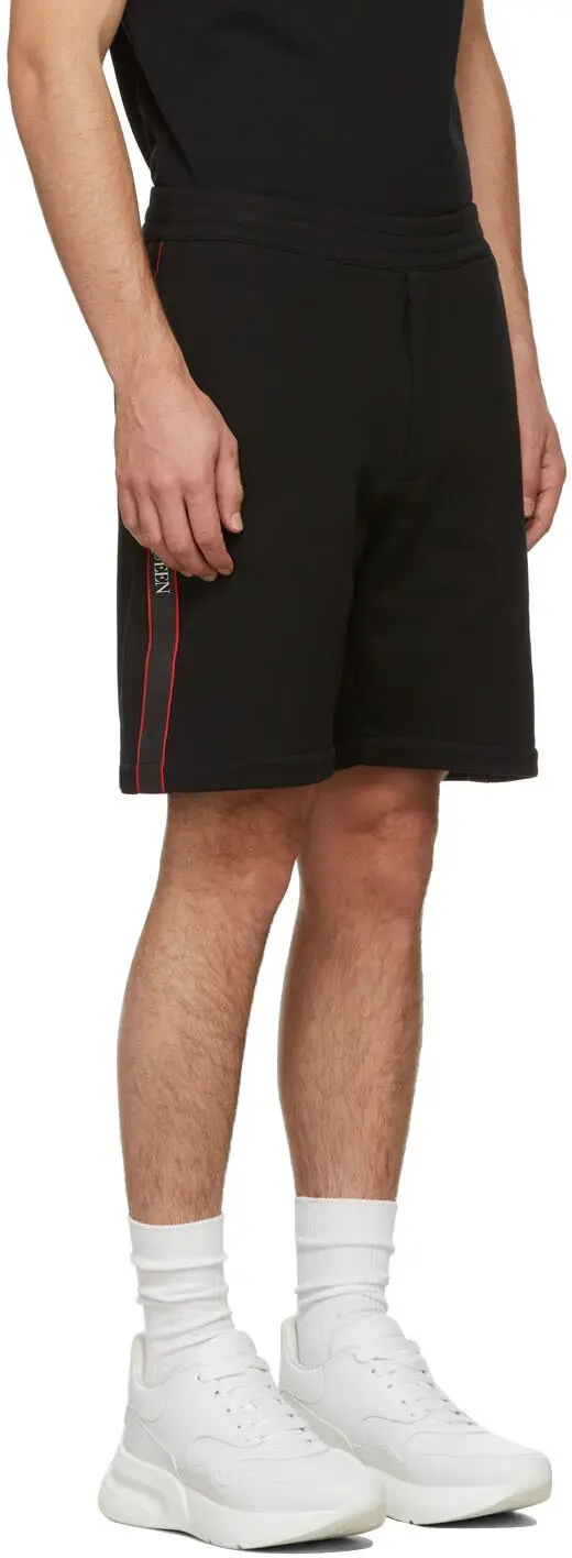 Alexander McQueen Logo Ribbon Sweat Shorts