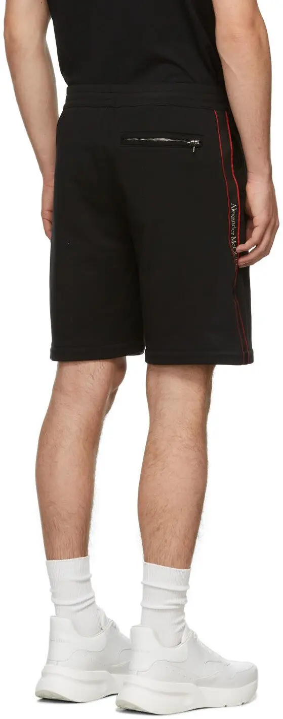 Alexander McQueen Logo Ribbon Sweat Shorts