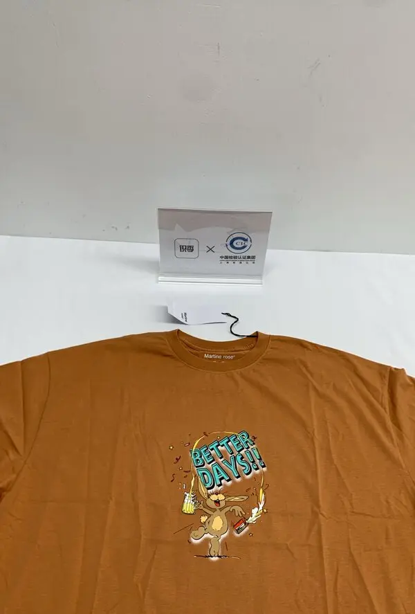 Martine Rose Item O-neck Short-sleeved T-shirt