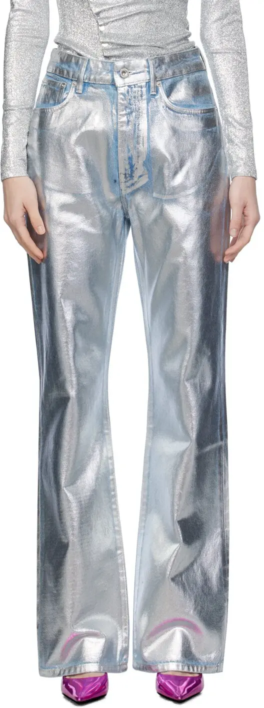Rabanne Mid-rise Straight Leg Jeans