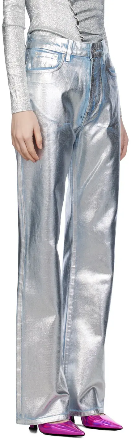 Rabanne Mid-rise Straight Leg Jeans