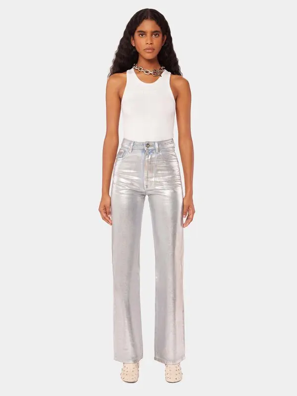 Rabanne Mid-rise Straight Leg Jeans