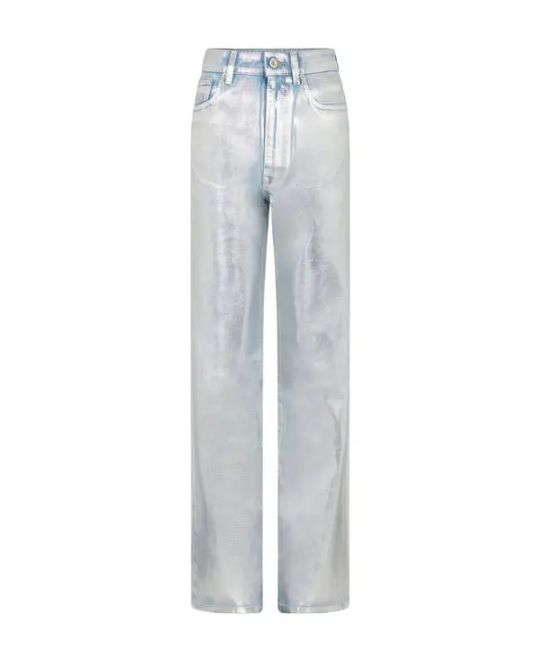 Rabanne Mid-rise Straight Leg Jeans - Gray