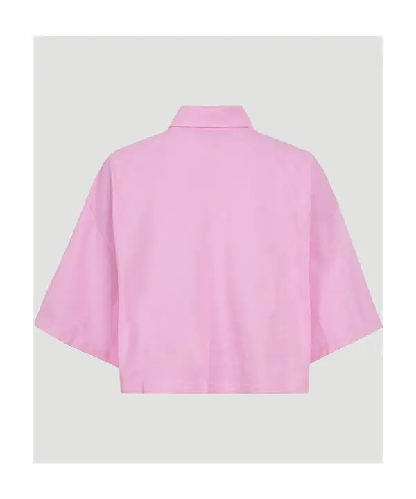 Bottega Veneta Short Sleeve Collared Polo Top