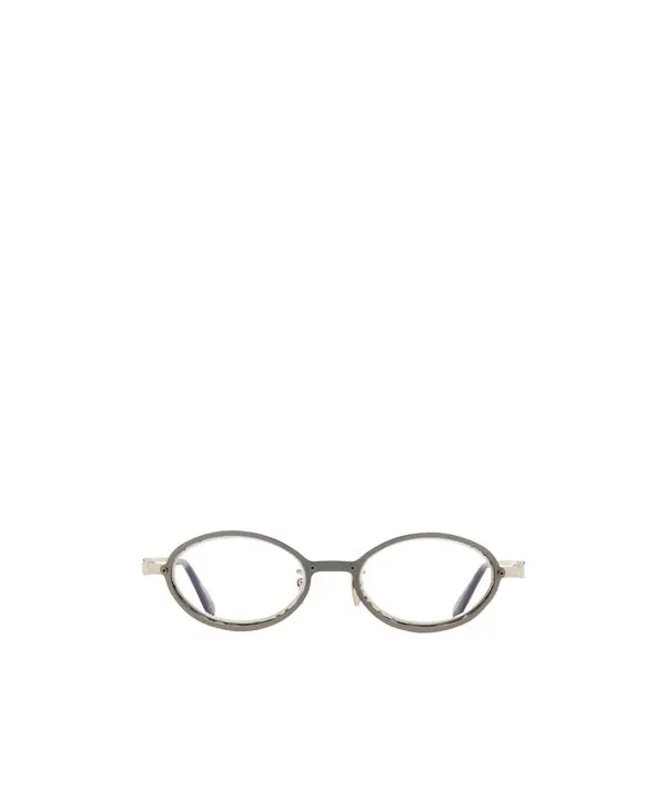 KUBORAUM Oval Full Rim Optical Frame - Silver
