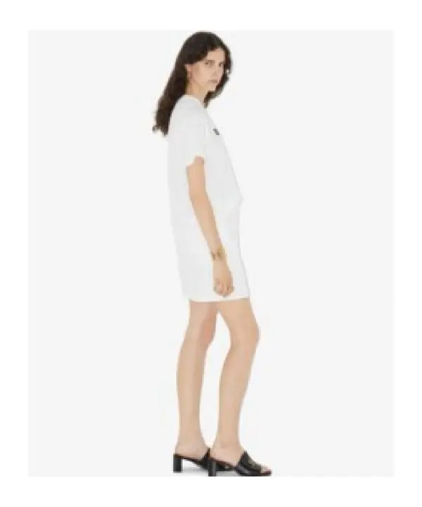 Burberry Logo Printed Crewneck T-shirt - White