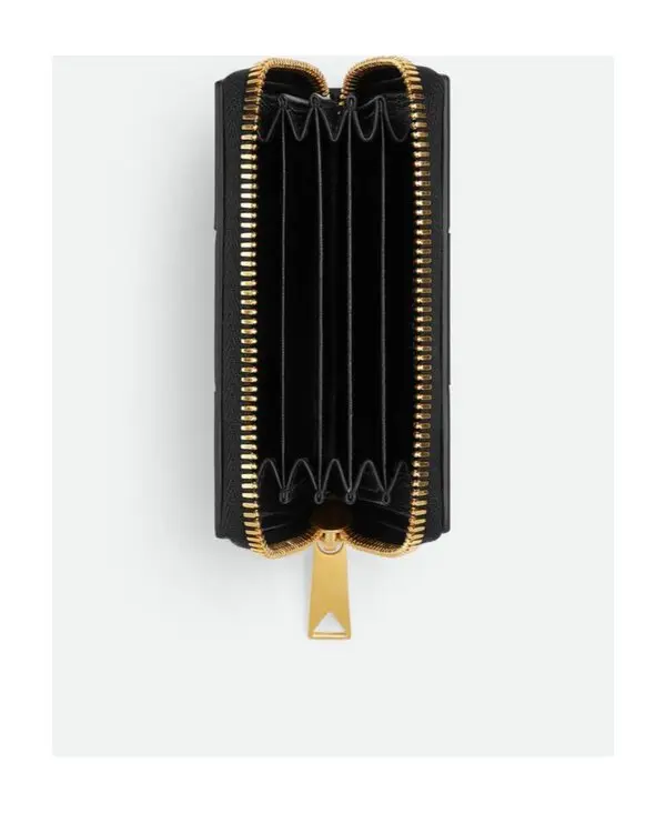 Bottega Veneta Cassette Accordion Zip Around Card Holder
