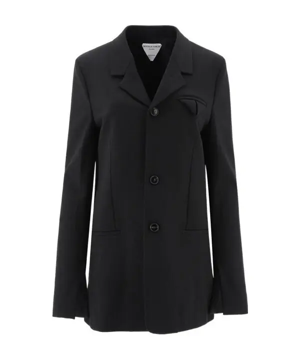 Bottega Veneta Single-breasted Blazer With Buckle Detail