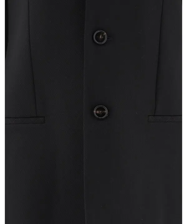 Bottega Veneta Single-breasted Blazer With Buckle Detail
