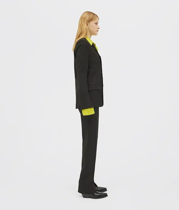 Bottega Veneta Single-breasted Blazer With Buckle Detail