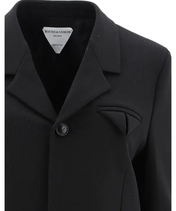 Bottega Veneta Single-breasted Blazer With Buckle Detail