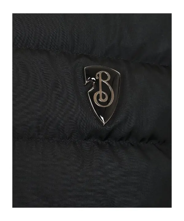 Burberry Logo Plaque Zipped Puffer Jacket