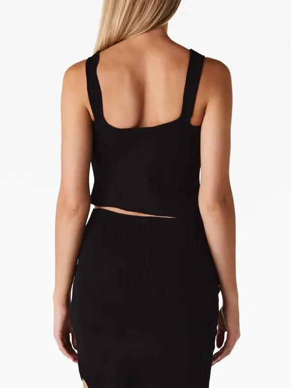 Christopher Esber Encircled Edge Cropped Tank Top