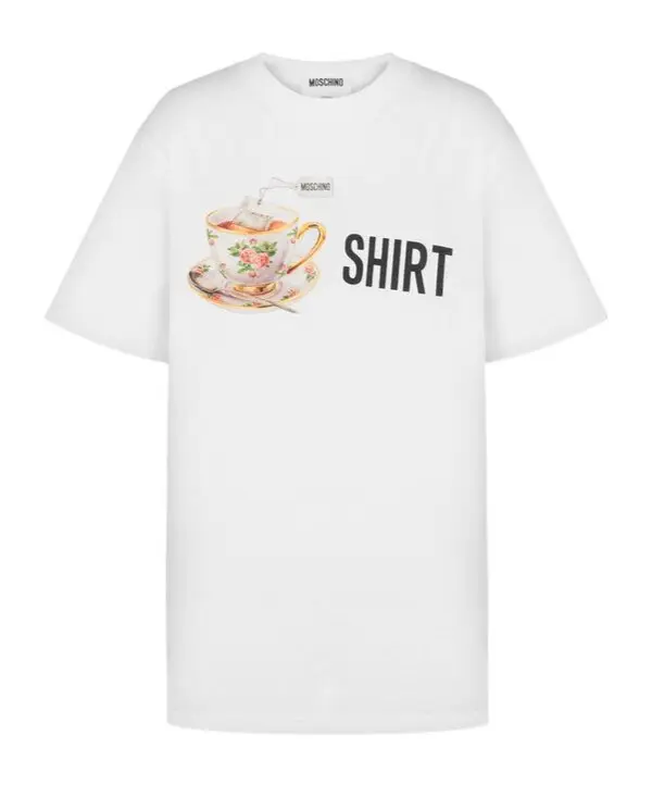Moschino Graphic Print Crewneck T-shirt - White