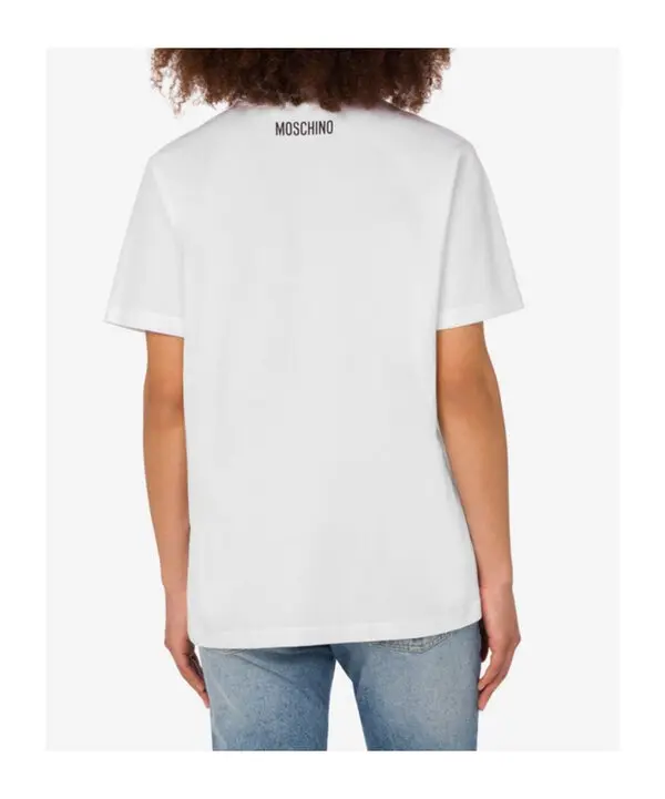 Moschino Graphic Print Crewneck T-shirt - White