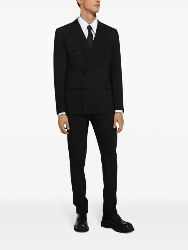 Dolce & Gabbana Slim Cut Pants - Black