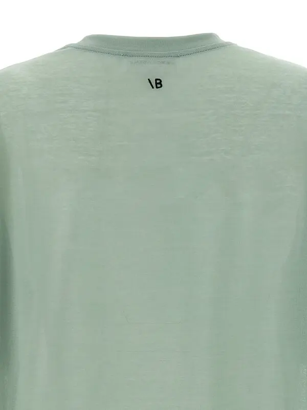 Victoria Beckham Logo Embroidered Crewneck T-shirt