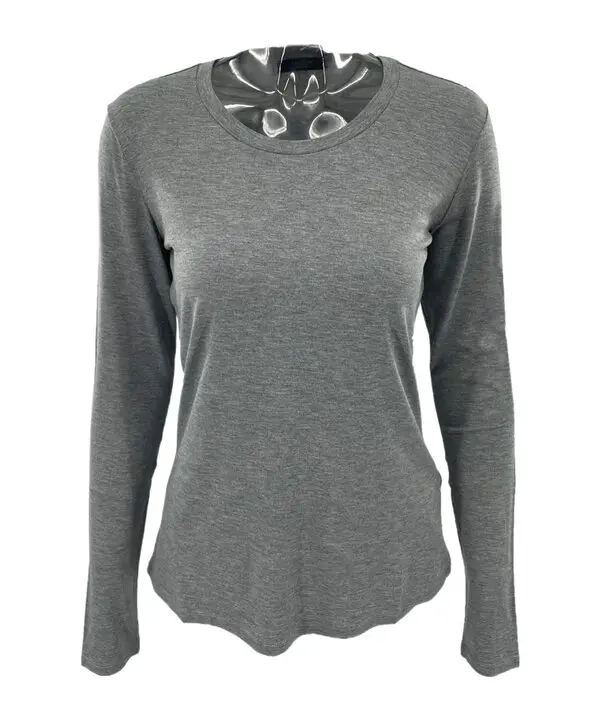 Max Mara Long-sleeved T-shirt - Gray