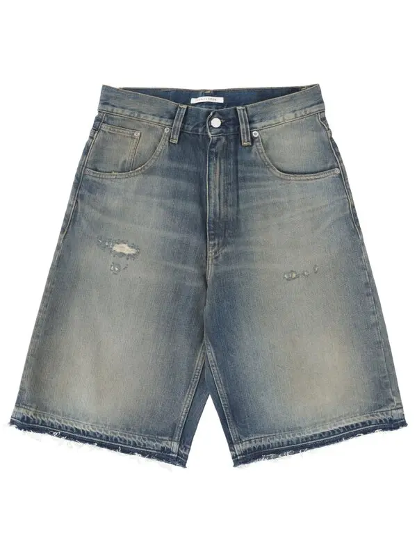 SUNFLOWER Distressed Denim Shorts - No