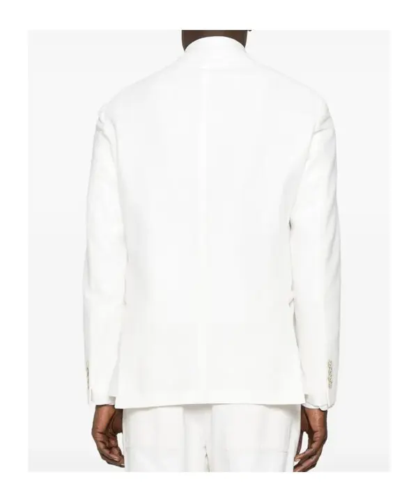 Eleventy Single-breasted Blazer - White