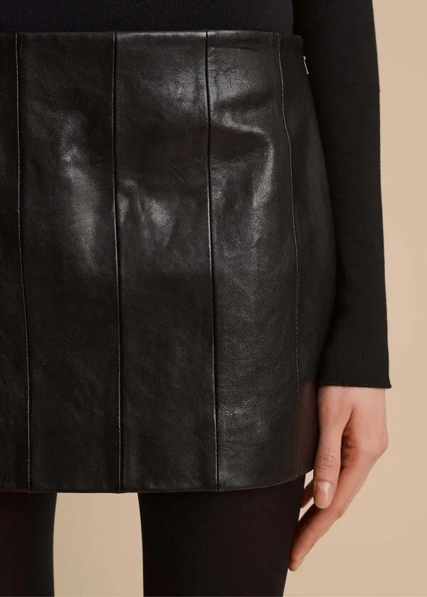 Khaite Meelar Panelled Mini Skirt
