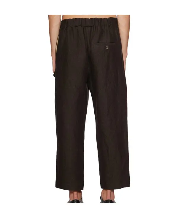 UMA WANG Rear Elastic Waist Casual Pants