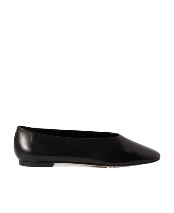 AeydĒ Kirsten Round Toe Flats - Black