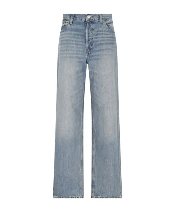 RE/DONE Mid-waist Straight Leg Jeans