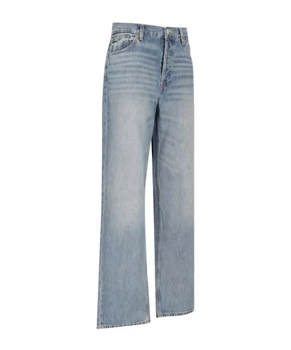 RE/DONE Mid-waist Straight Leg Jeans
