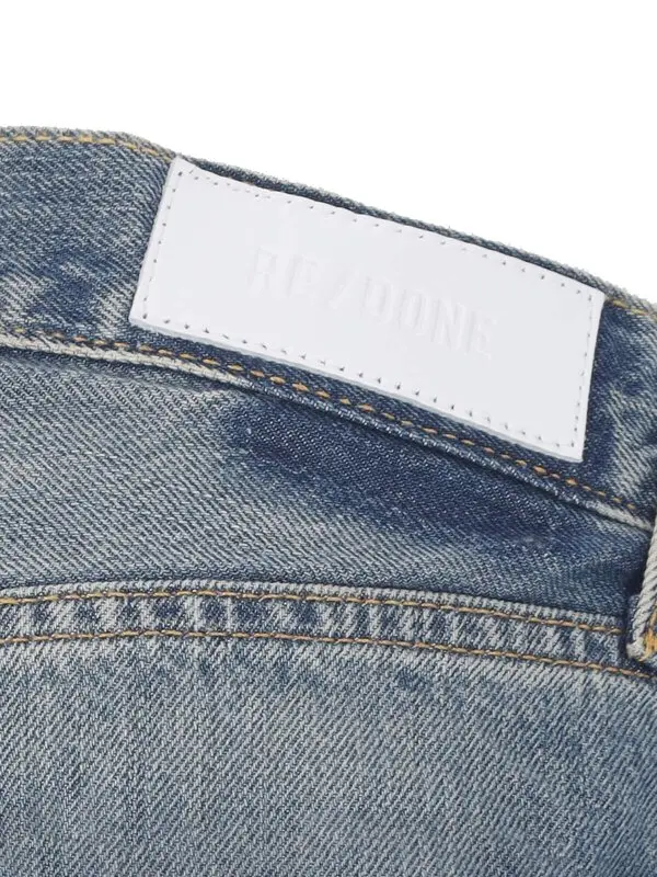 RE/DONE Mid-waist Straight Leg Jeans