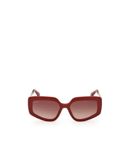 Max Mara Irregular Frame Sunglasses - Red