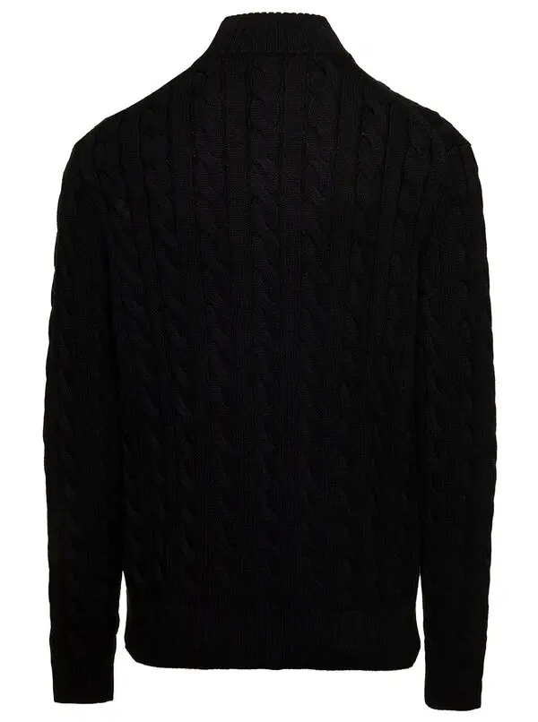 Polo Ralph Lauren Half-zip Long-sleeved Jumper - Black
